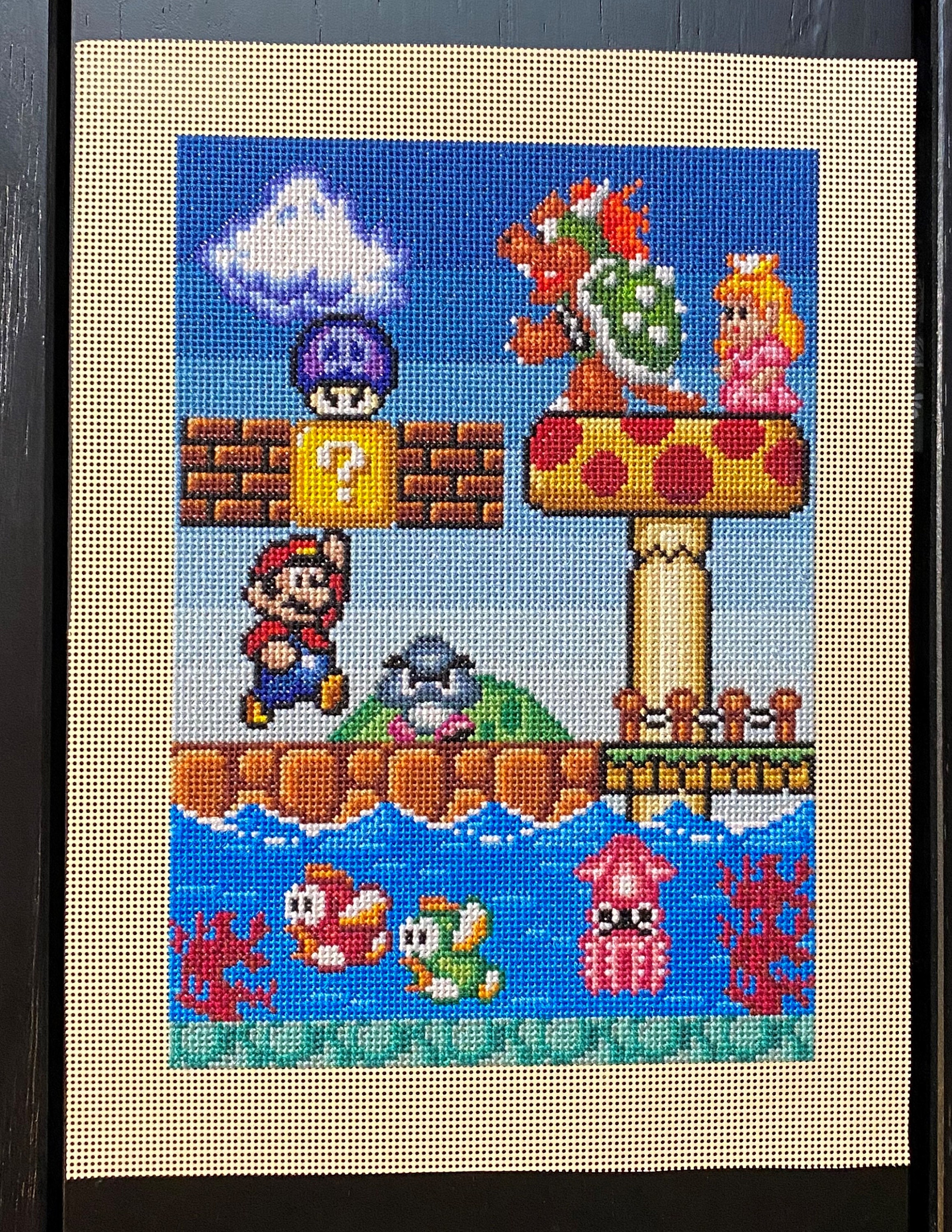 Super Mario World Cross Stitch - MADE TO ORDER - Etsy