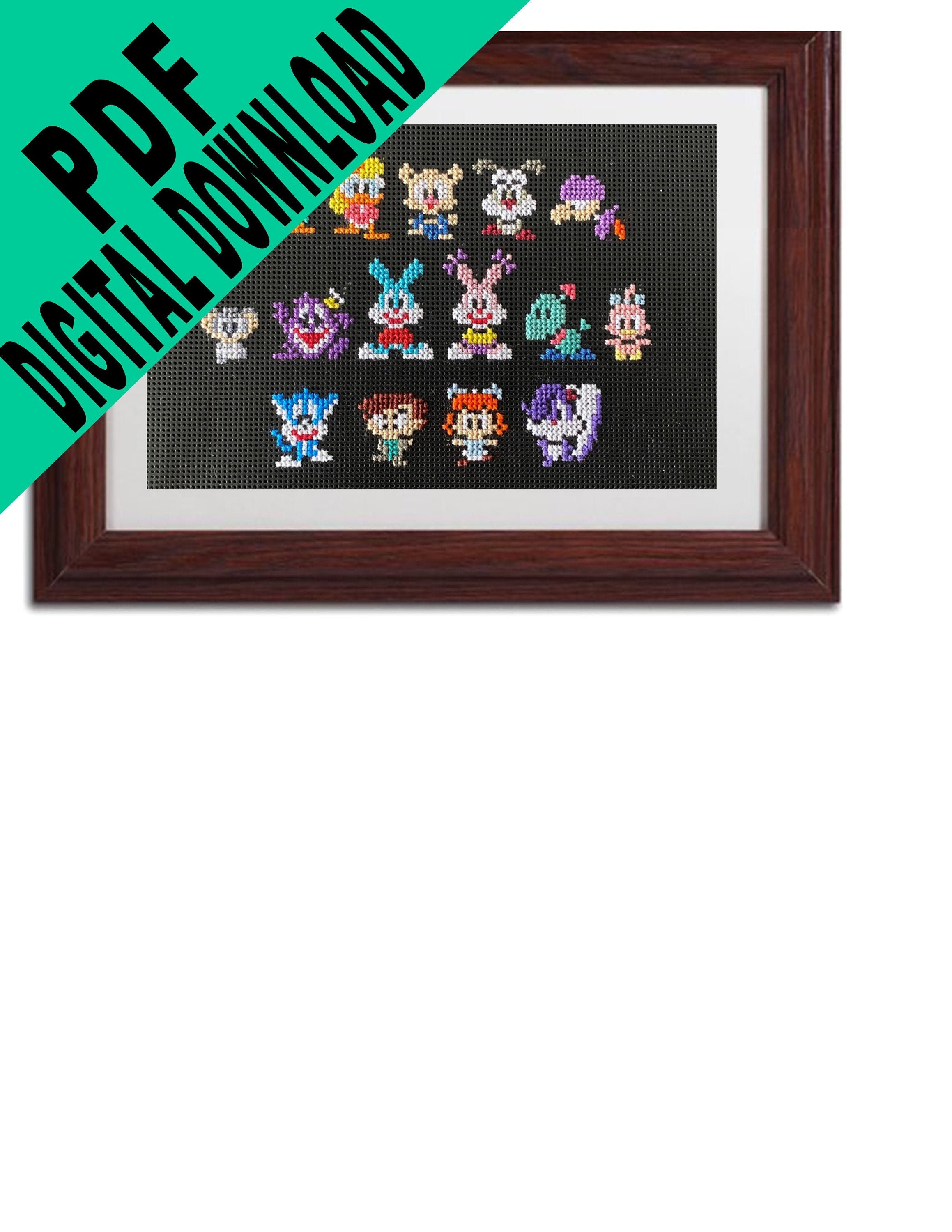 Tiny Toons Characters Cross Stitch Pattern - Etsy