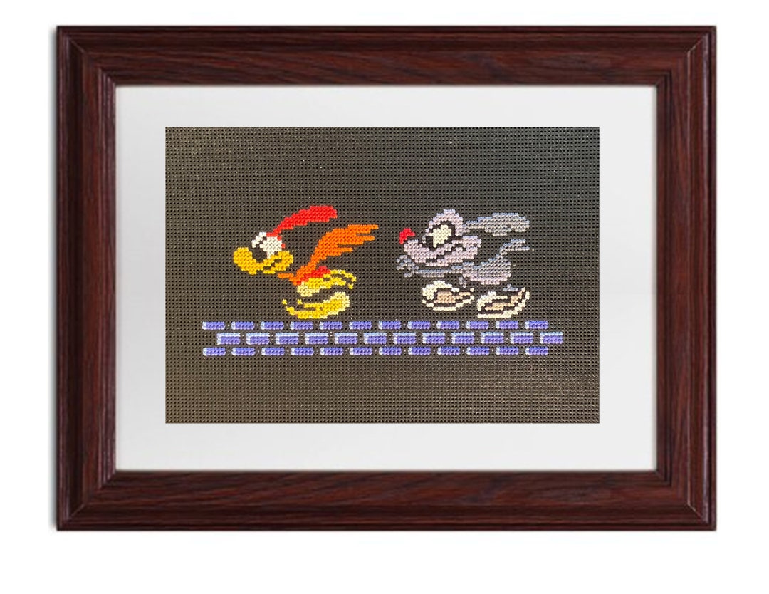 Road Runner, Tiny Toons Cross Stitch - Etsy