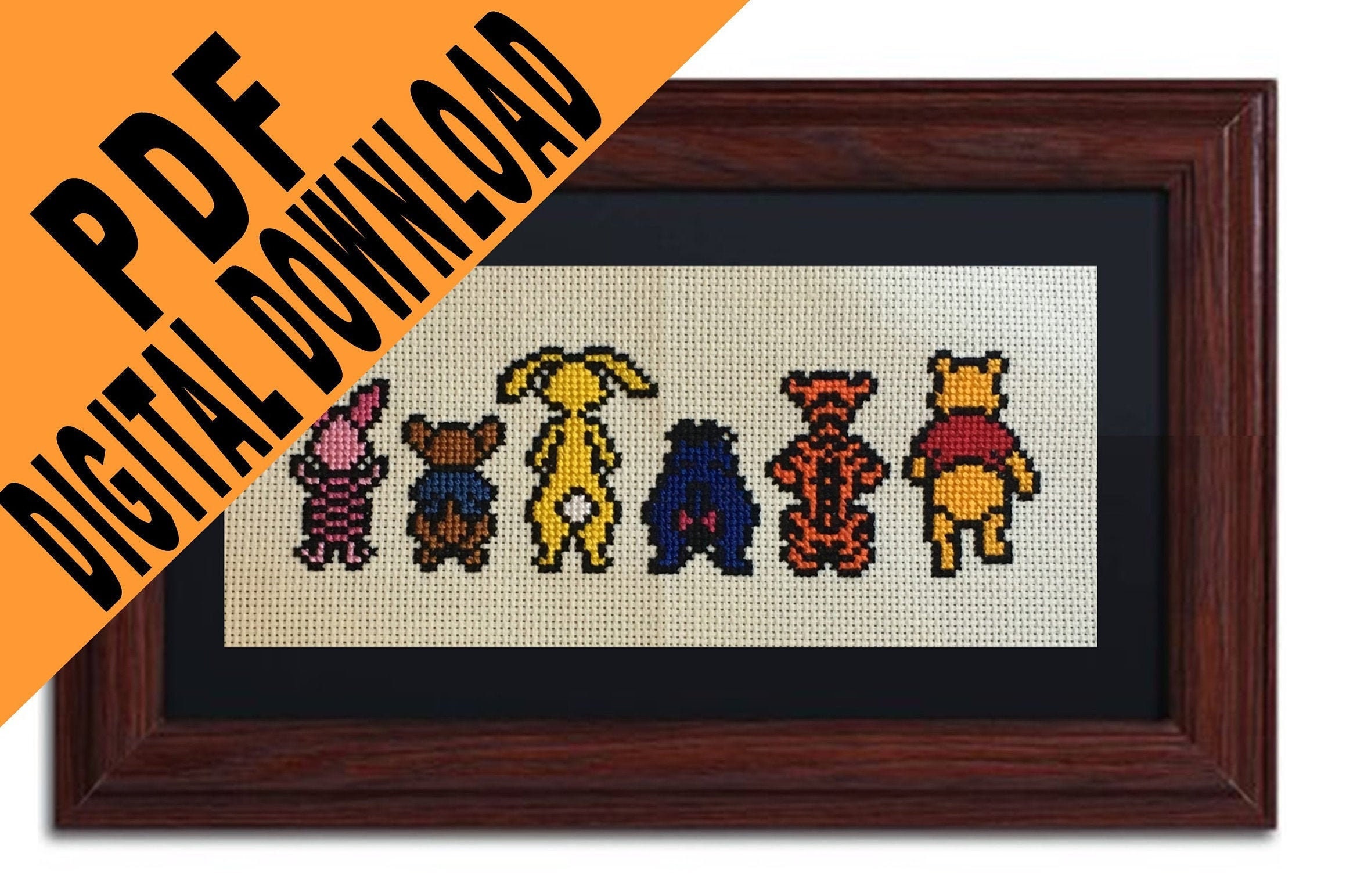 Winnie The Pooh Cross Stitch Pattern | Etsy