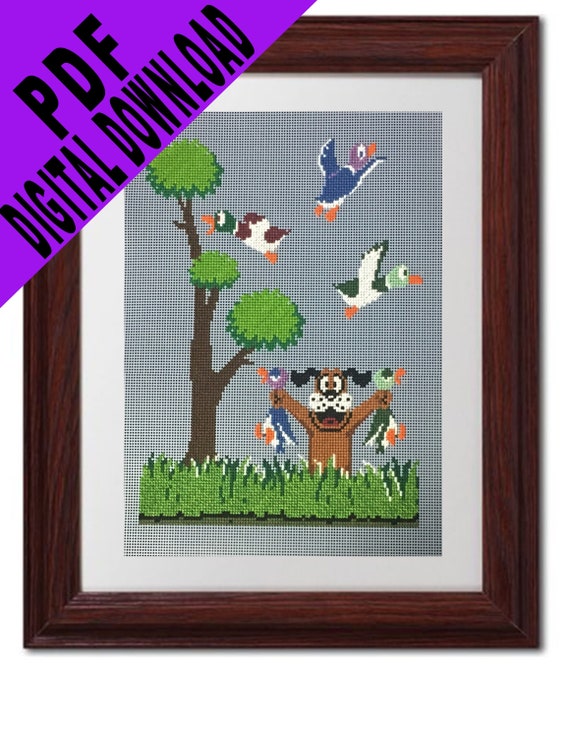 Duck Hunt Cross Stitch Pattern