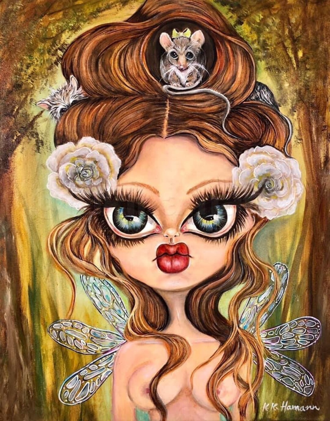 Jane, Fairy of Free Spirit and Choices, Limited Edition Print Wall ...