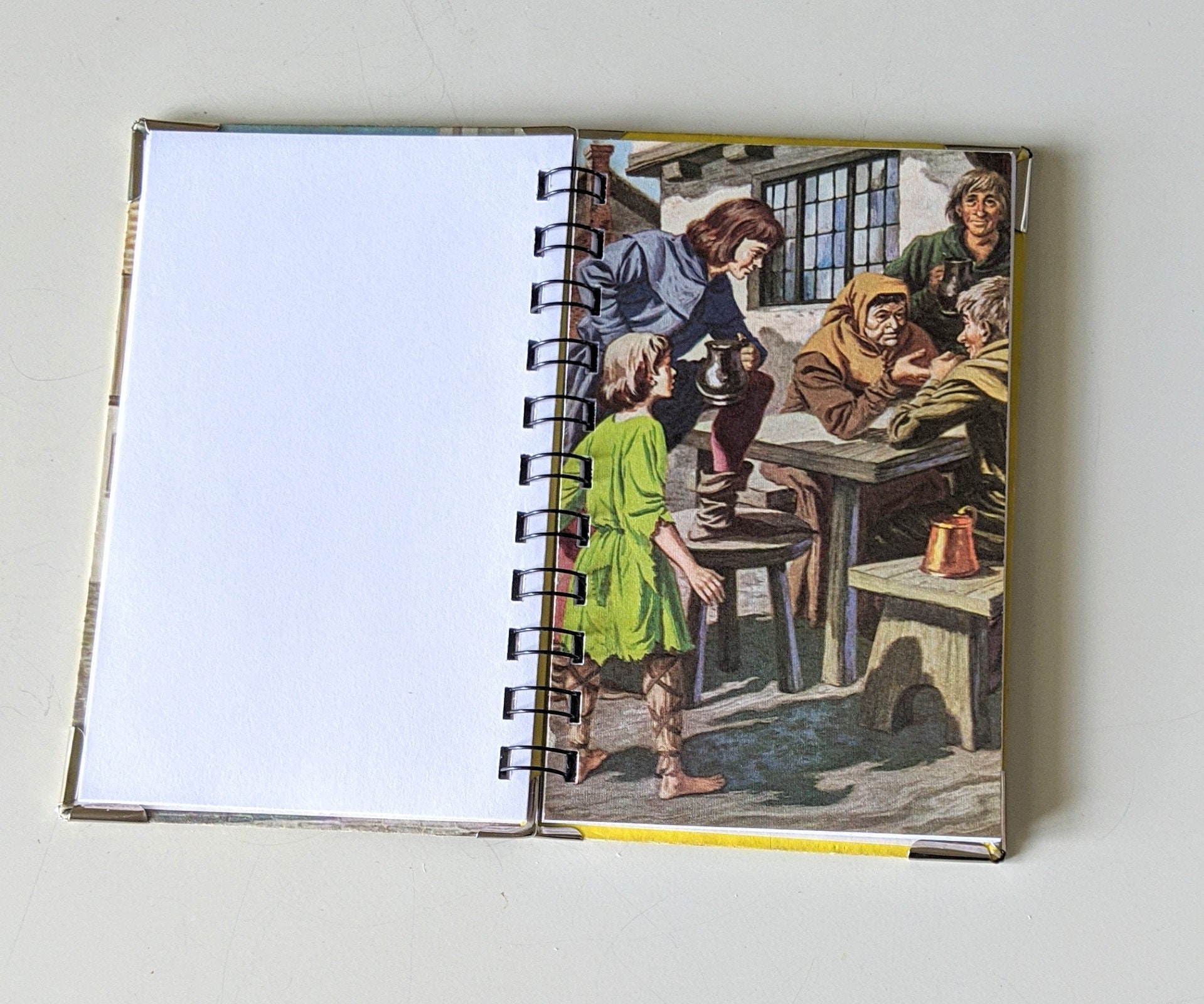 Upcycled Vintage Ladybird Book Scribbler Dick Whittington Et Etsy
