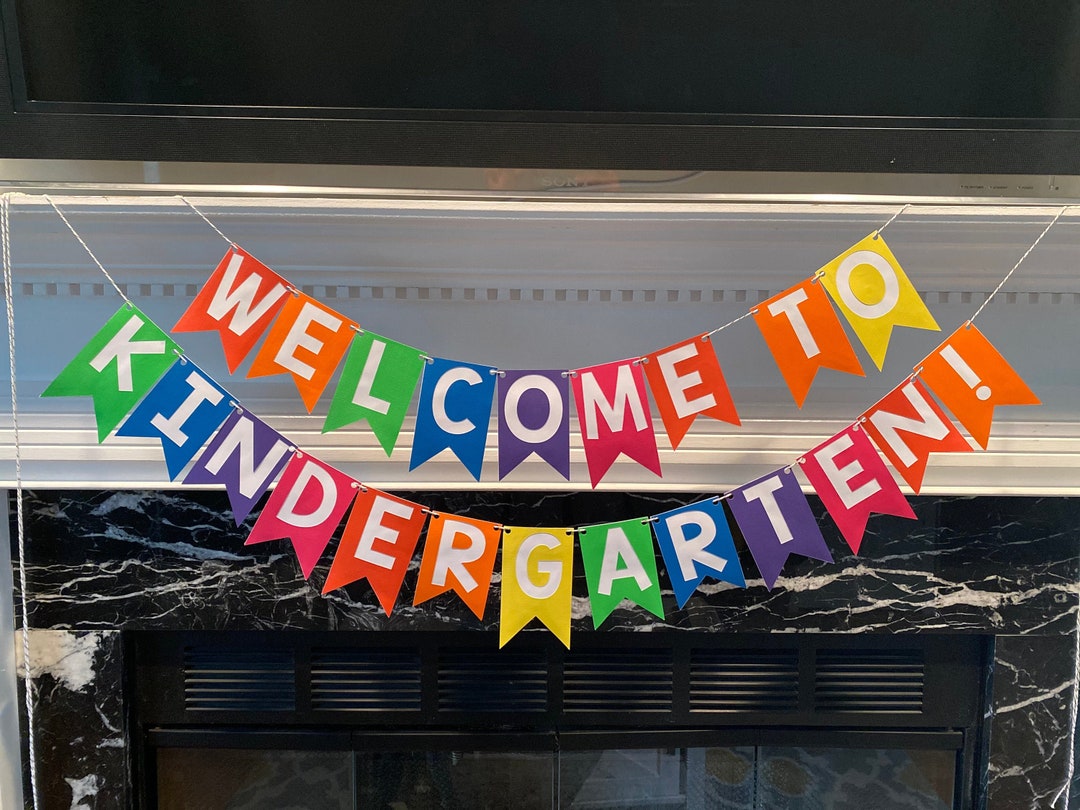 Kindergarten Banners - Etsy