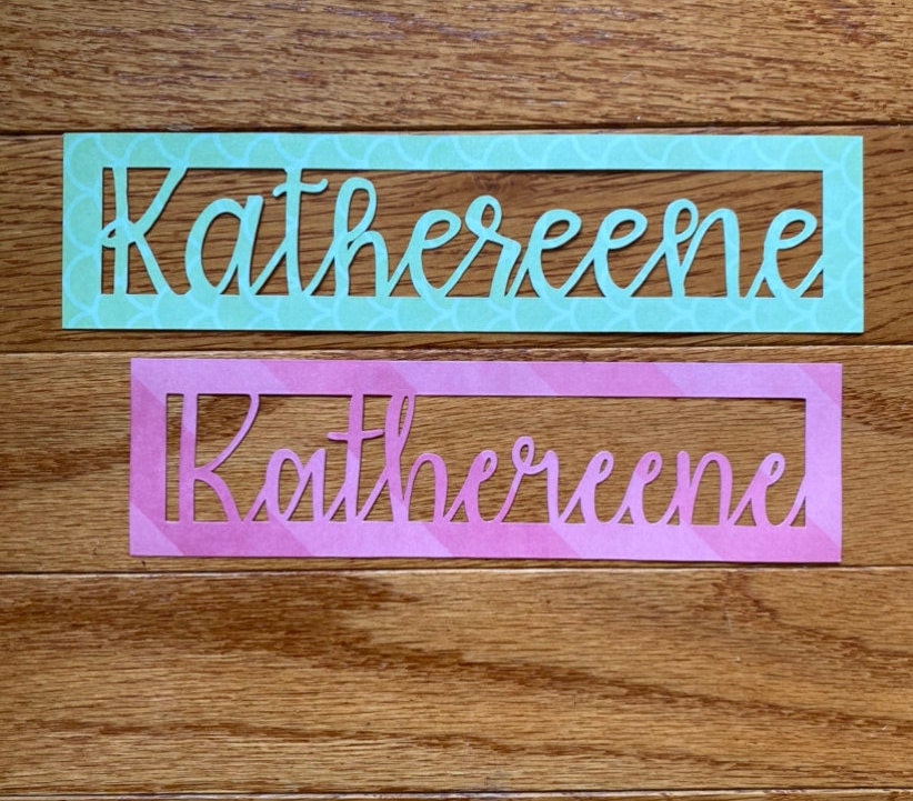 Personalized Name Bookmarks - Etsy