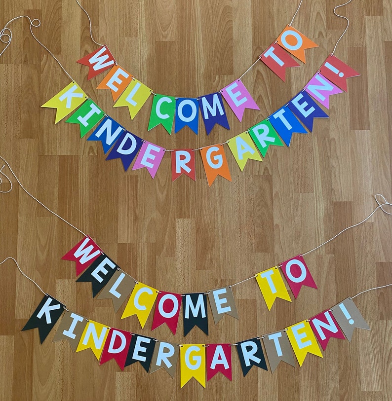 Kindergarten Banners - Etsy