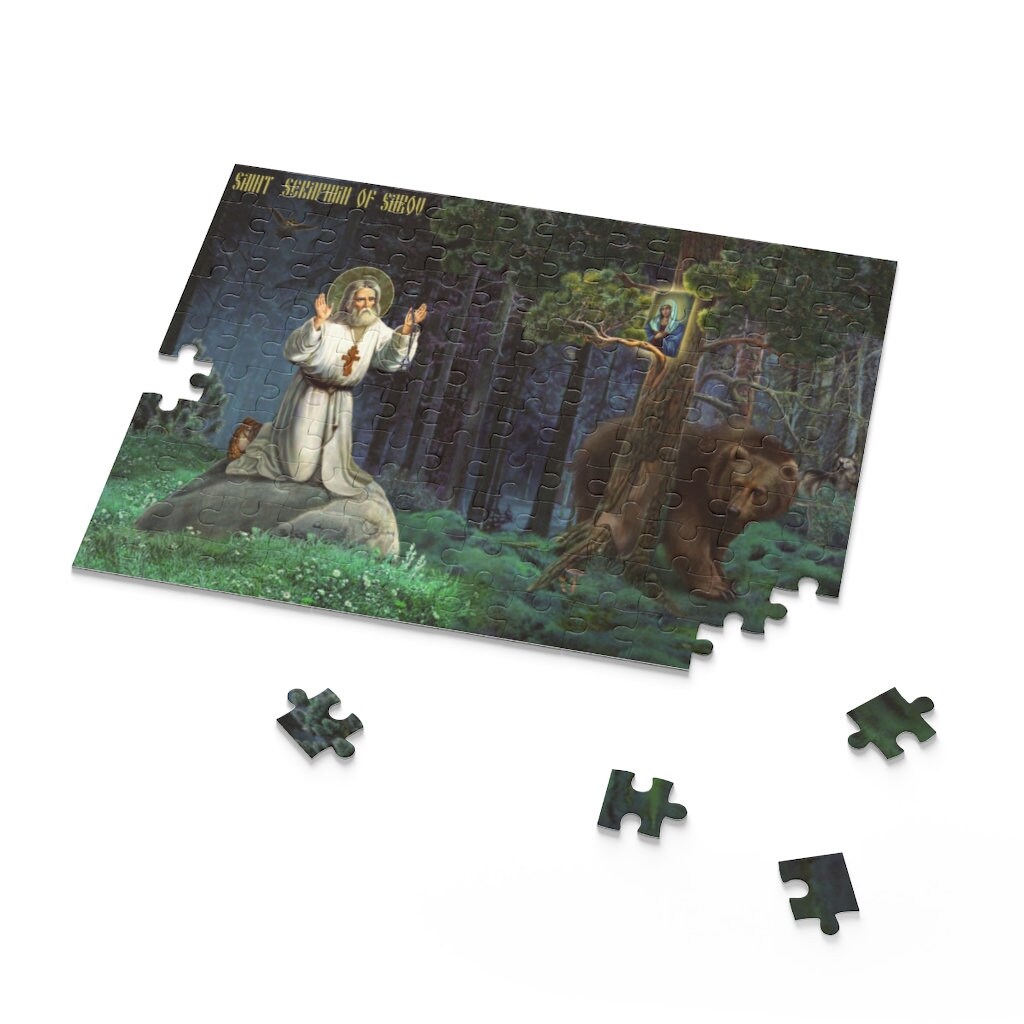 Puzzle Saint Seraphim of Sarov,orthodox Children Jigsaw Puzzle, Kids ...