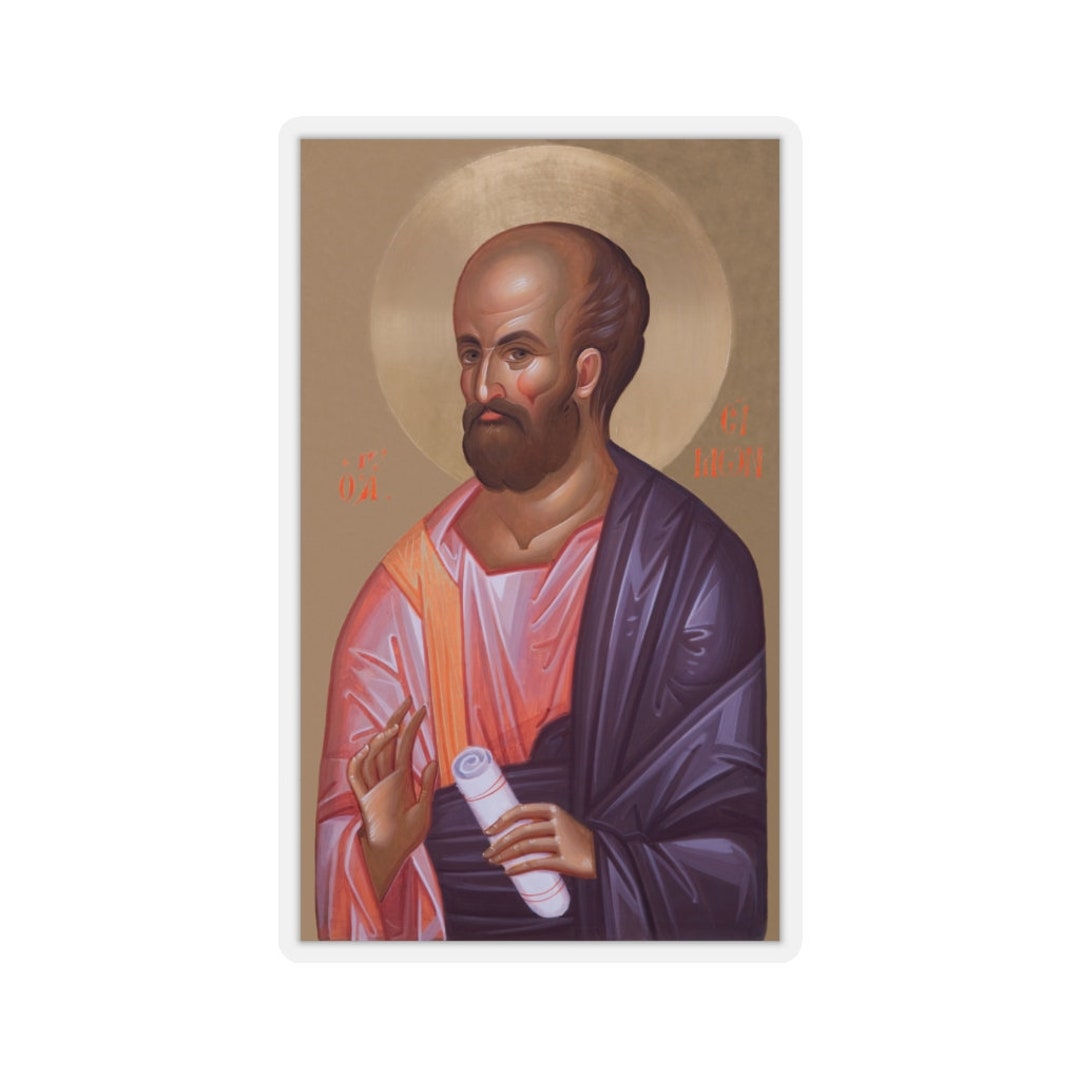 Kiss-cut Stickers Saint Apostle Simon Orthodox Artwork,saint Simon ...