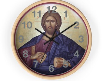 Jesus Christ Wall Clock | Etsy