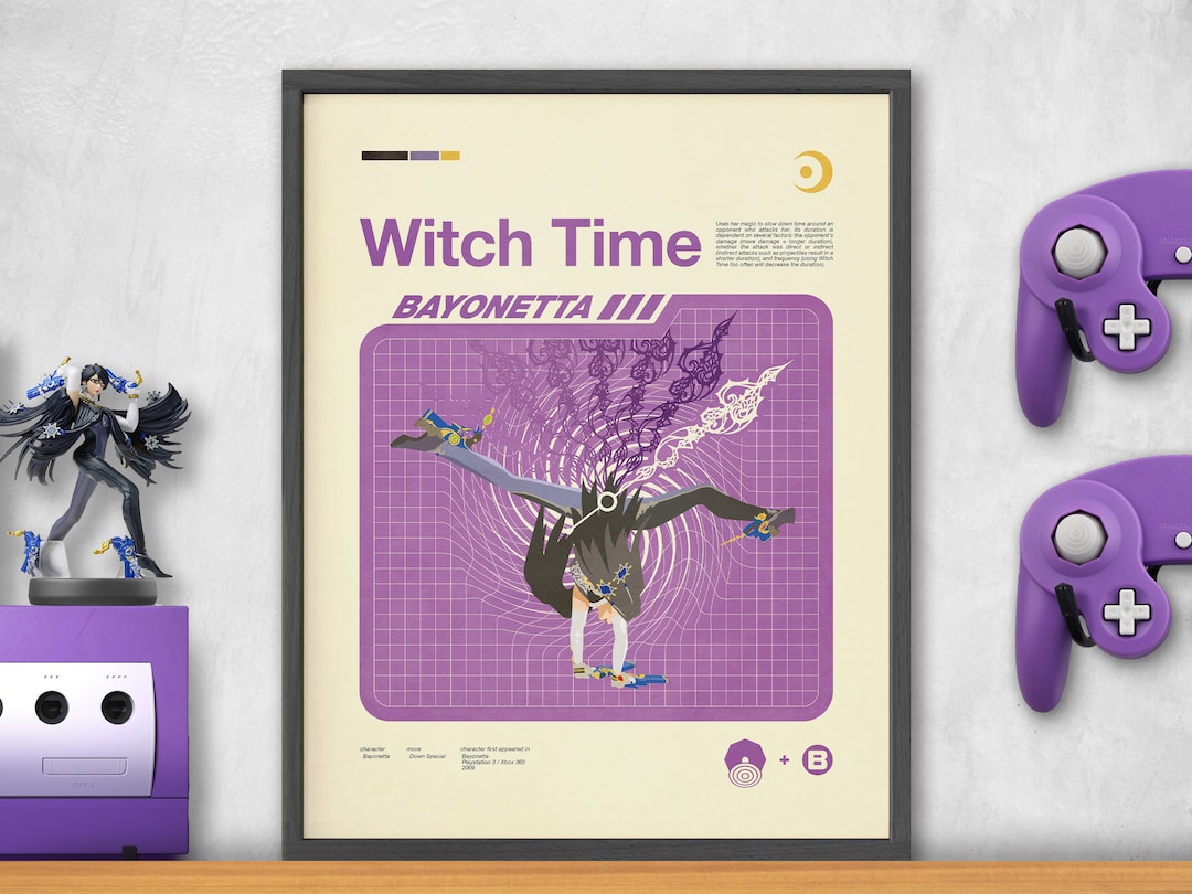 Super Smash Bros Moveset Series - BAYONETTA / WITCH TIME No.63 - Etsy