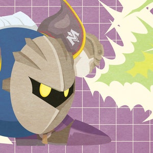 Super Smash Bros Moveset Series - META KNIGHT / Chaos Slash No.27 - Etsy
