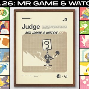 Super Smash Bros Moveset Series - Mr. Game & Watch / JUDGE No.26 - Etsy