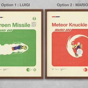 Smash Bros Art Prints (x1, X2, or X3 Prints) – Character Movesets ...