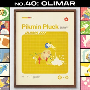 Super Smash Bros Moveset Series - OLIMAR / PIKMIN PLUCK No.40 - Etsy
