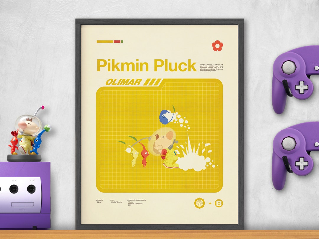 Super Smash Bros Moveset Series - OLIMAR / PIKMIN PLUCK No.40 - Etsy