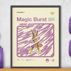 Super Smash Bros Moveset Series - HERO / MAGIC BURST No.72 - Etsy