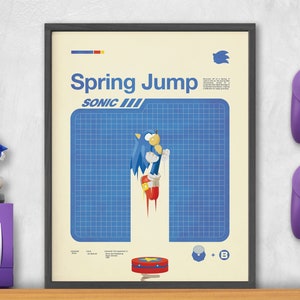Smash Bros Moveset Series - SONIC / SPRING JUMP No.38 - Etsy