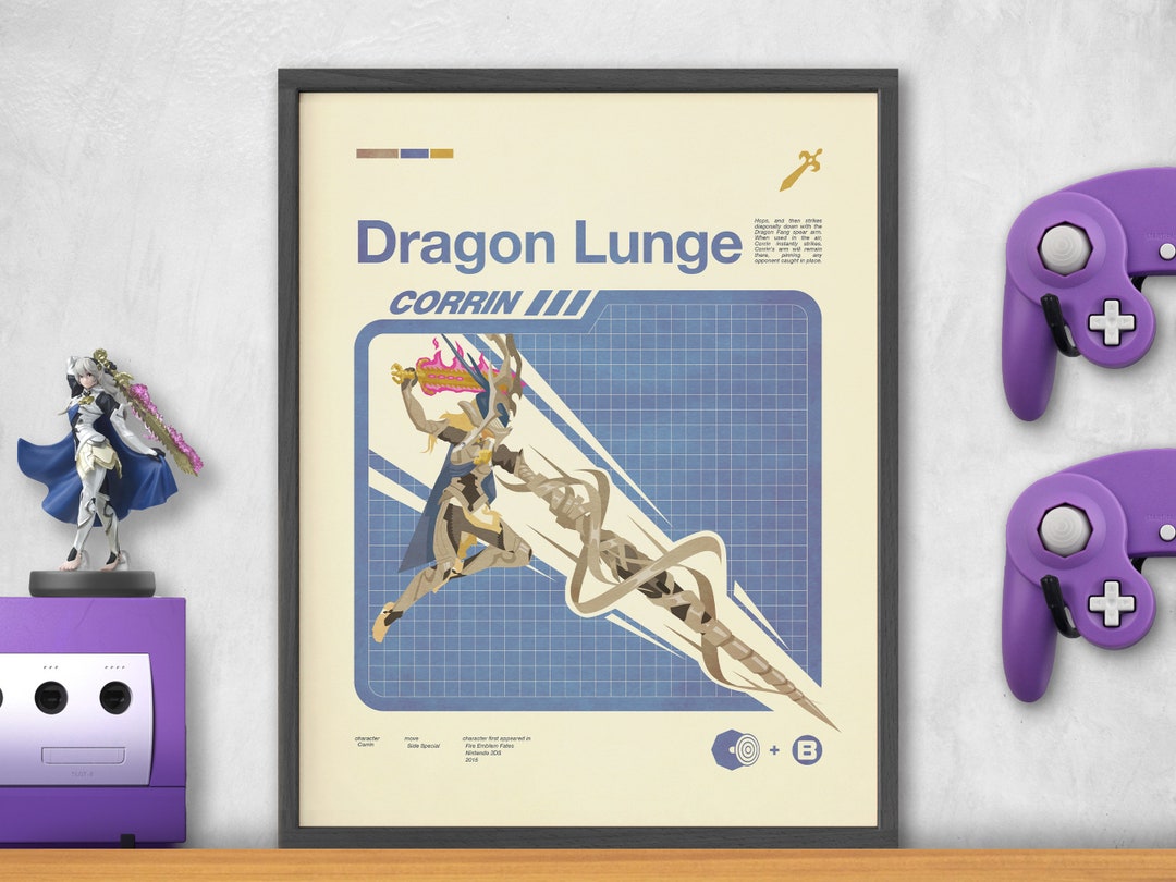 Super Smash Bros Moveset Series - CORRIN / DRAGON LUNGE No.62 - Etsy