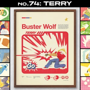 Super Smash Bros Moveset Series - TERRY / BUSTER WOLF No.74 - Etsy