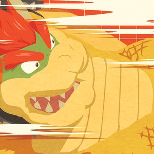 Super Smash Bros Moveset Series - BOWSER / MEGATON KICK No.14 - Etsy