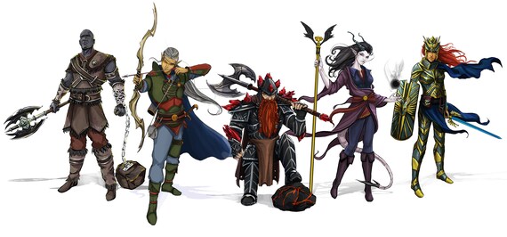 Drawing & Illustration Digital Art & Collectibles Illustrations, D&D ...
