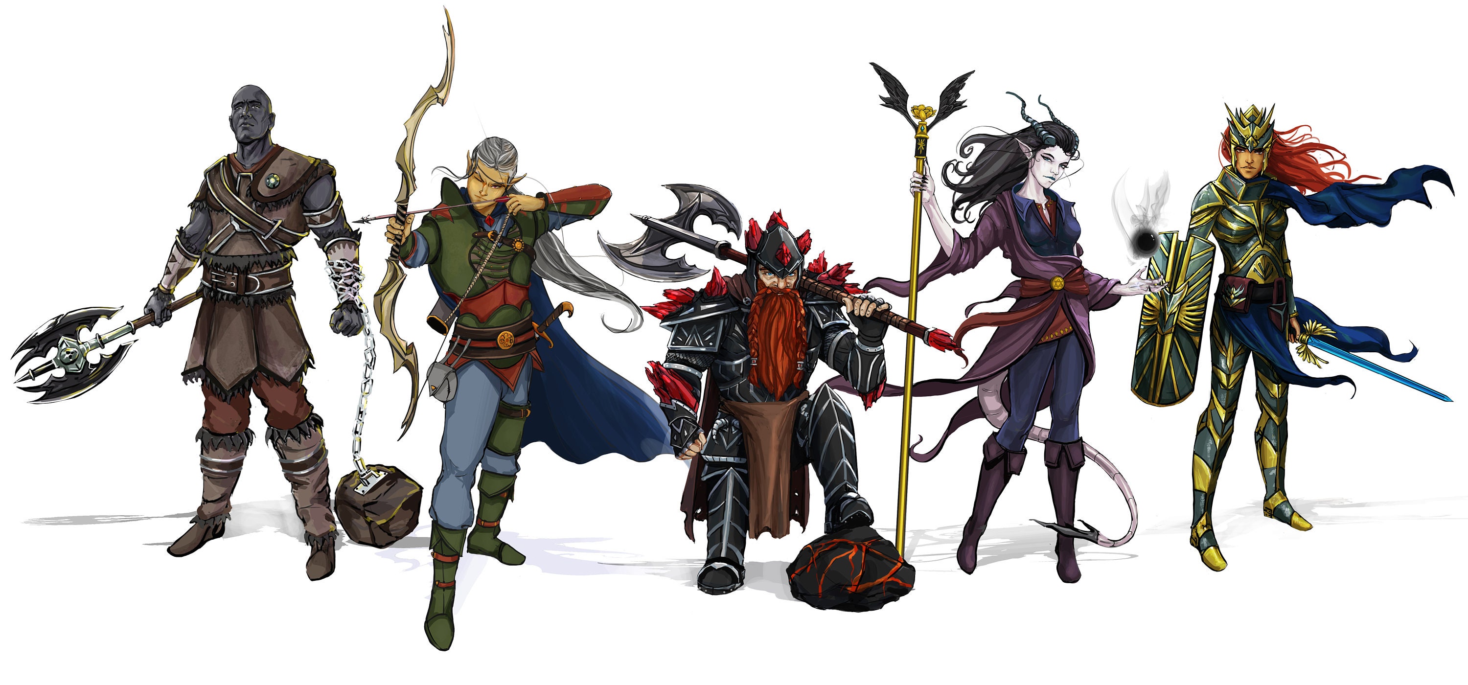 Custom Character Designs, D&D, Pathfinder, Oc's, Illustrations, Fantasy ...