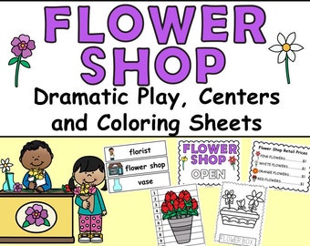 Flower Shop Dramatic Play - Etsy