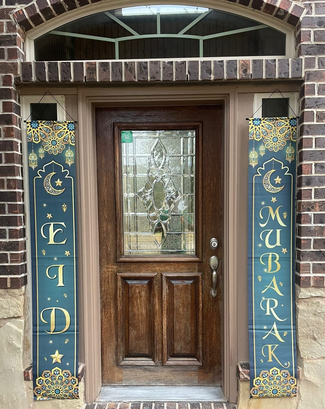 Eid Mubarak Porch Sign | EID Wreath |EID Wall Banner| EID Mubarak ...