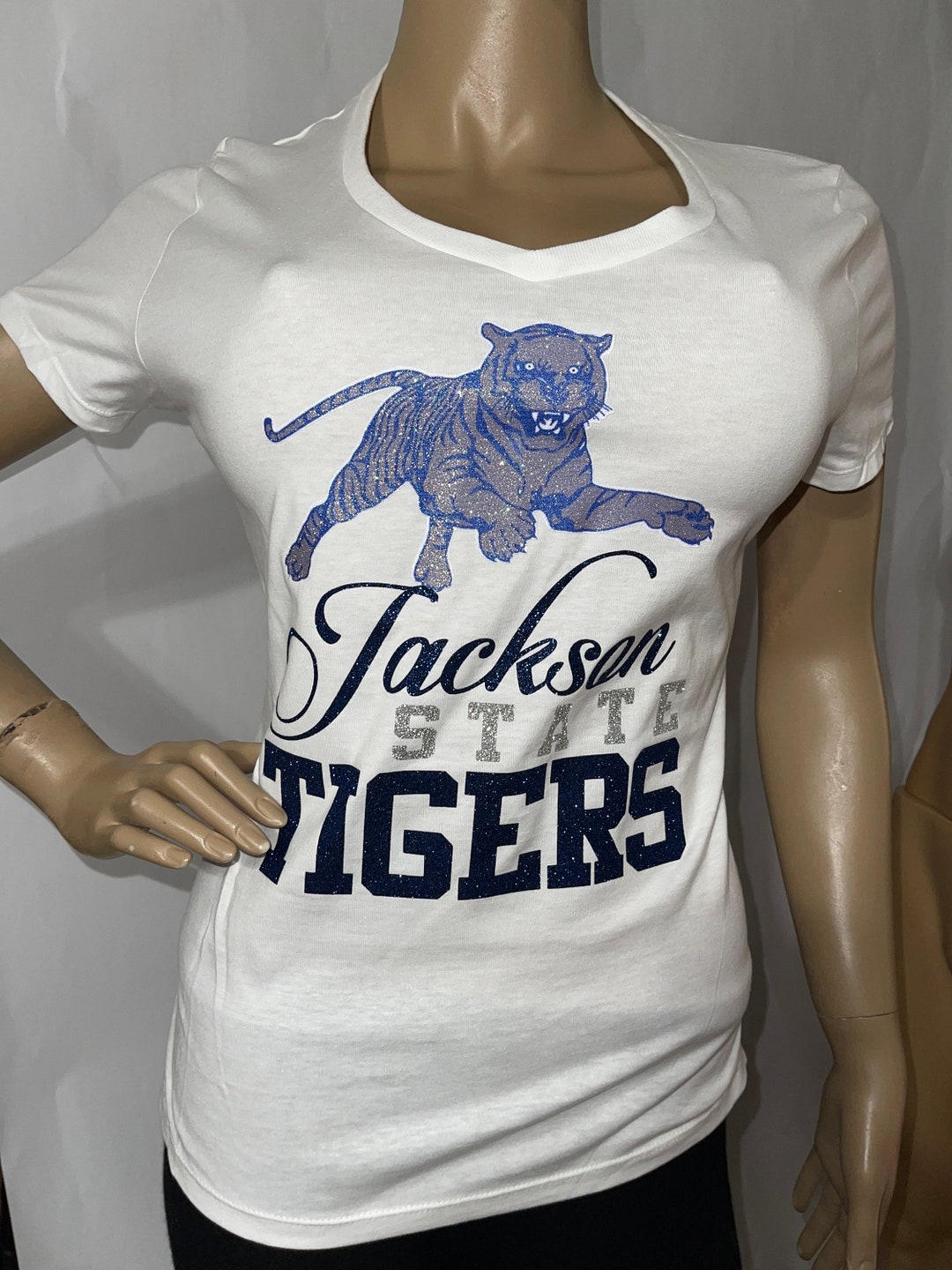Jackson Tigers Glam Tee - Etsy