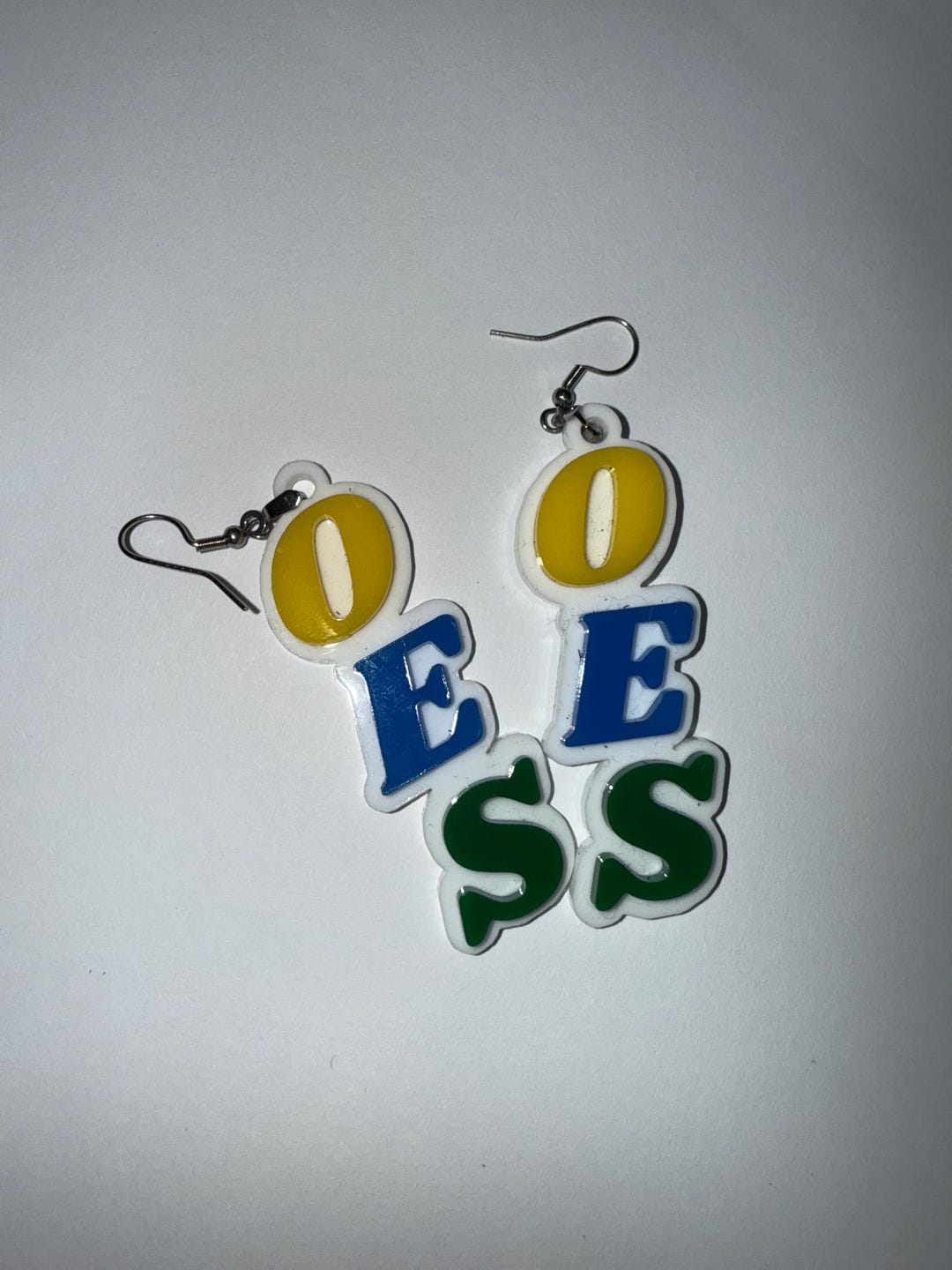 OES Dangle Earrings | Order of Eastern Star Earrings - Etsy