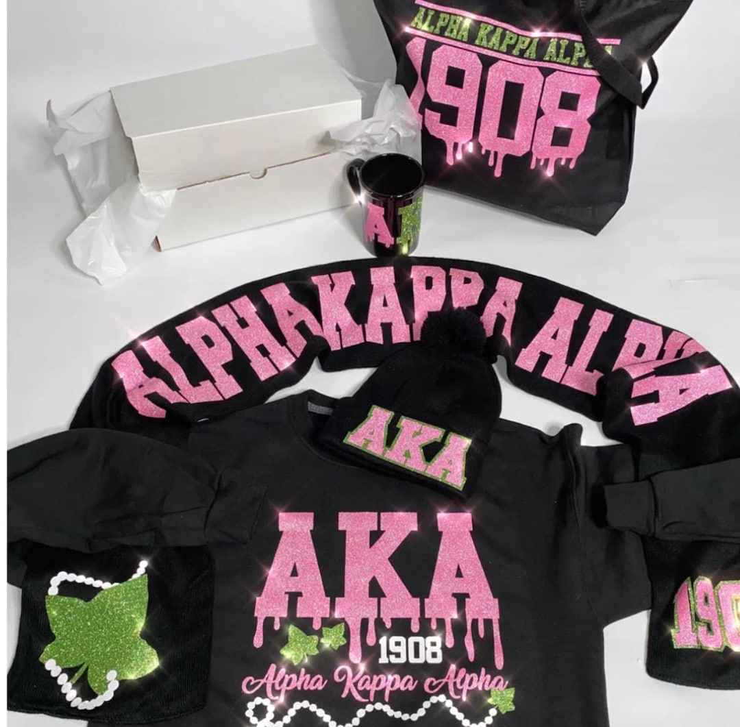 Alpha Kappa Alpha Gift Box | AKA Sorority Bundle With Sweatshirt ...