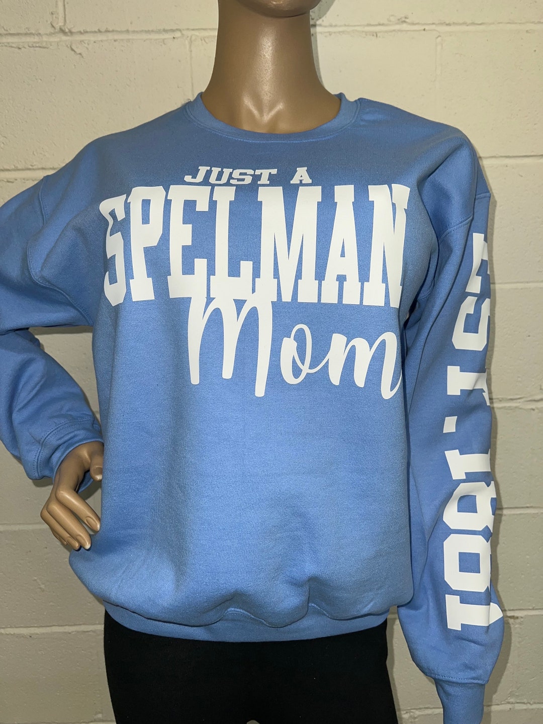 Just a Spelman Mom Sweatshirt - Etsy