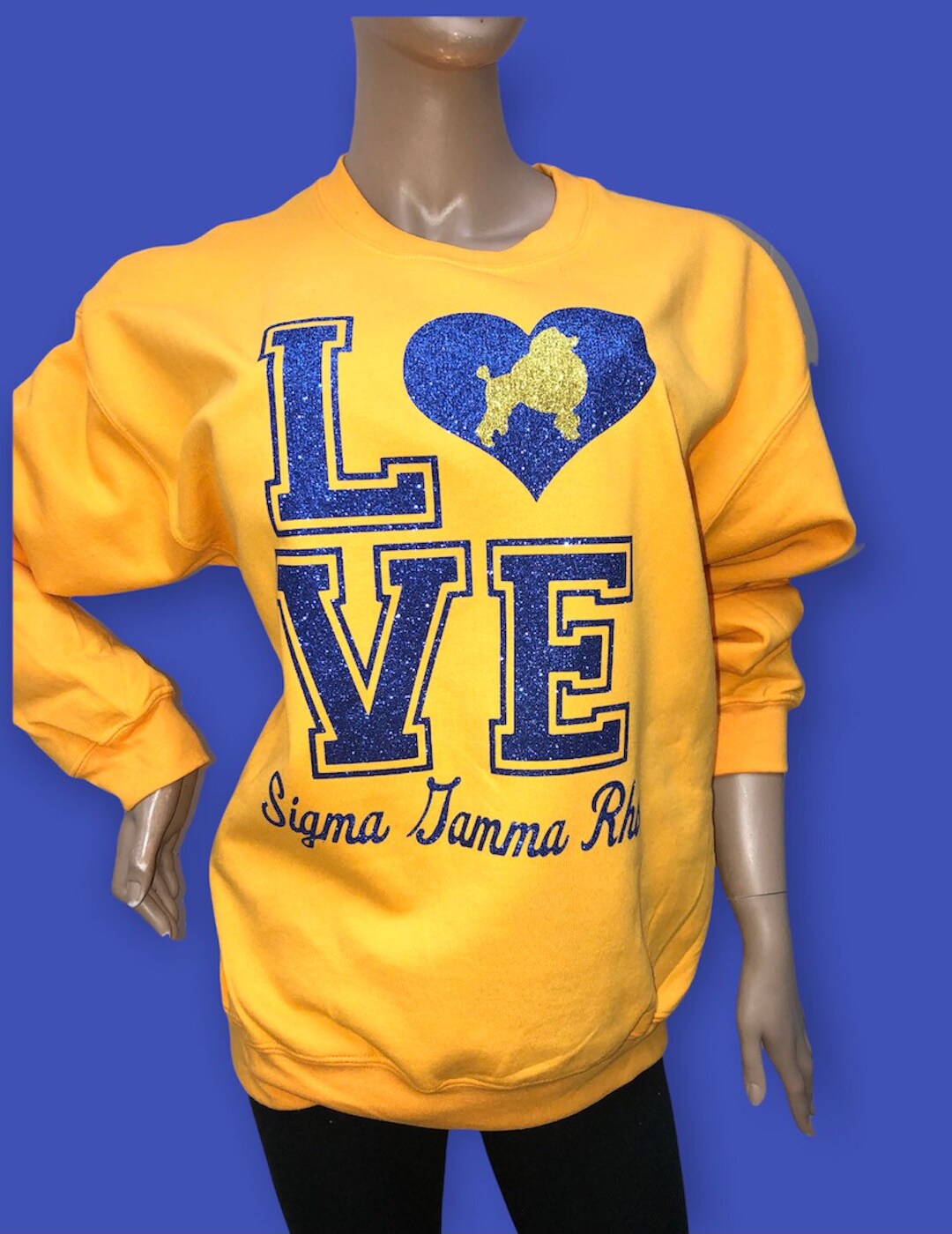 Sigma Gamma Rho Love off the Shoulder Sweatshirt - Etsy