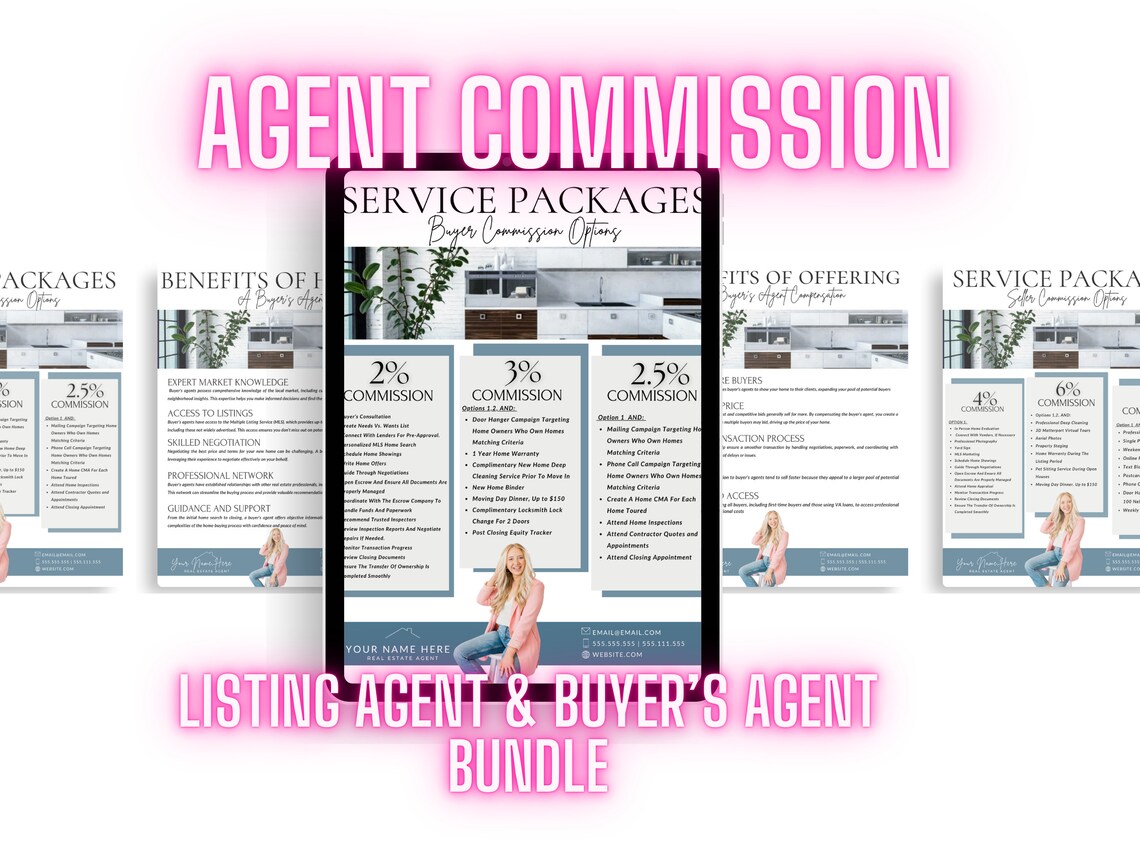 Real Estate Commission Template: Buyer & Seller Presentation (canva ...