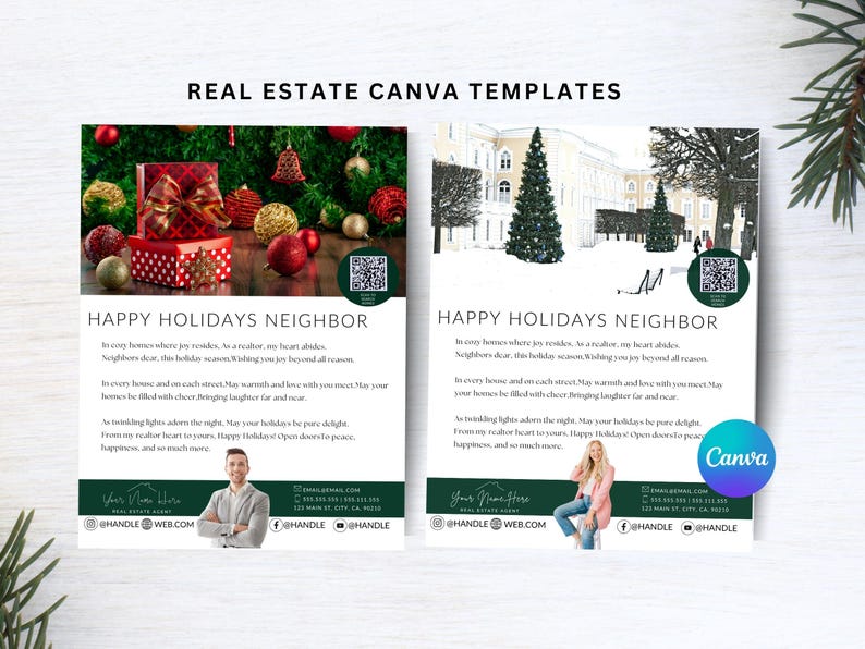 Real Estate Flyers Holiday Letters Flyer Newsletter Christmas ...