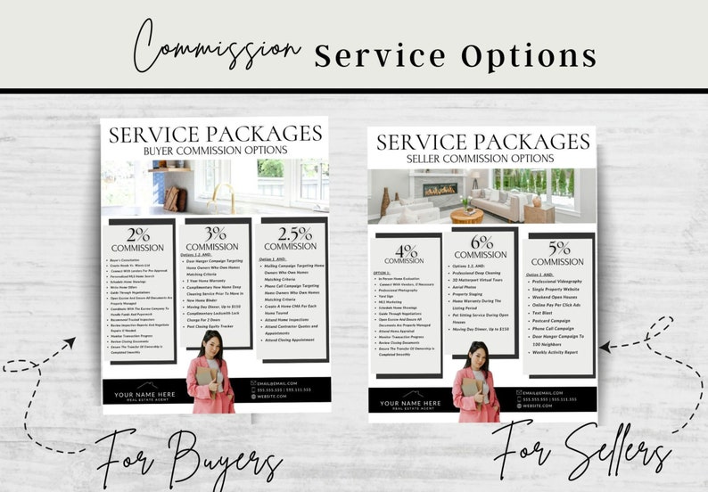 Buyer Commission , Seller Commission, Real Estate Agent Template ...