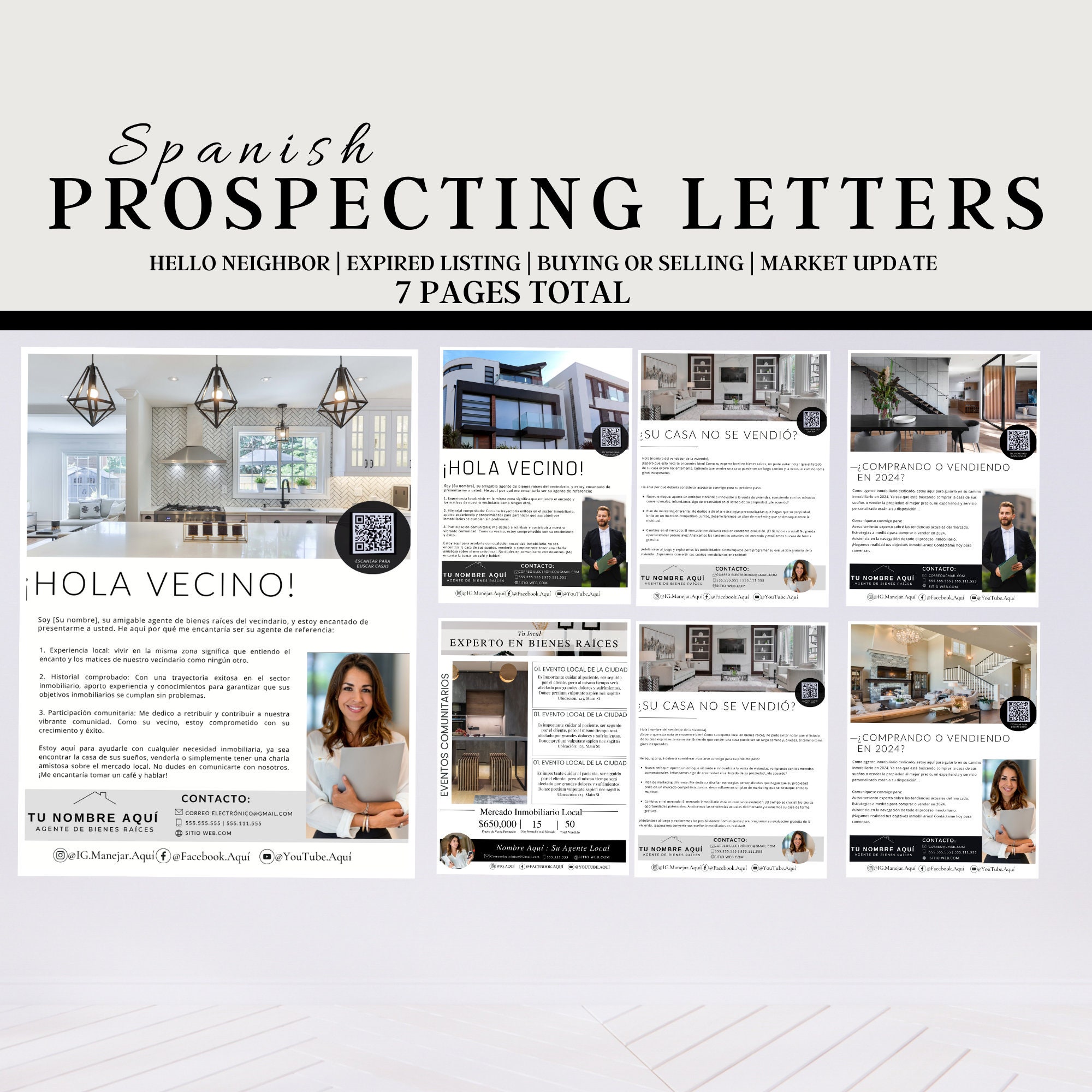 Spanish Real Estate Template Bundle: Buyer & Seller Guides (canva) - Etsy