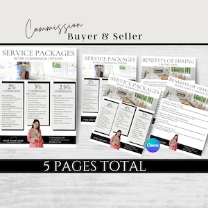 Buyer Commission , Seller Commission, Real Estate Agent Template ...