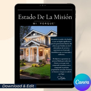 SPANISH Home Buyer's Guide Canva Template Canva Editable and Download ...