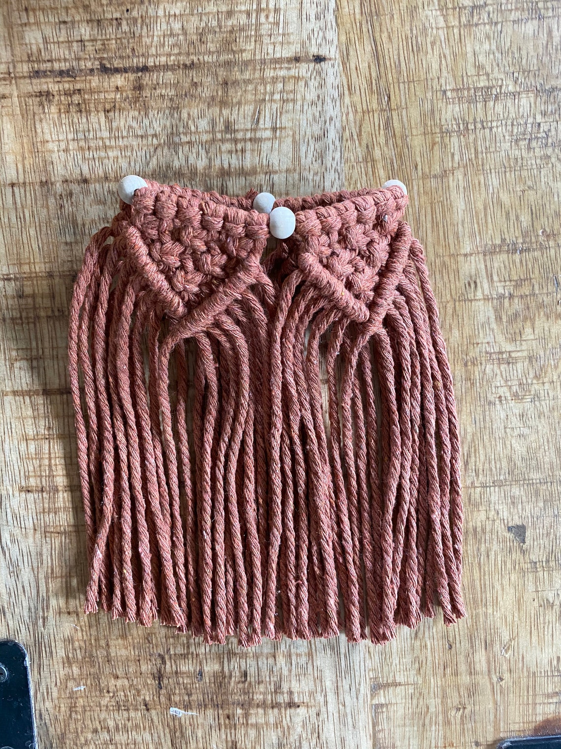 Macrame Diffuser Cover // Rust Garland | Etsy