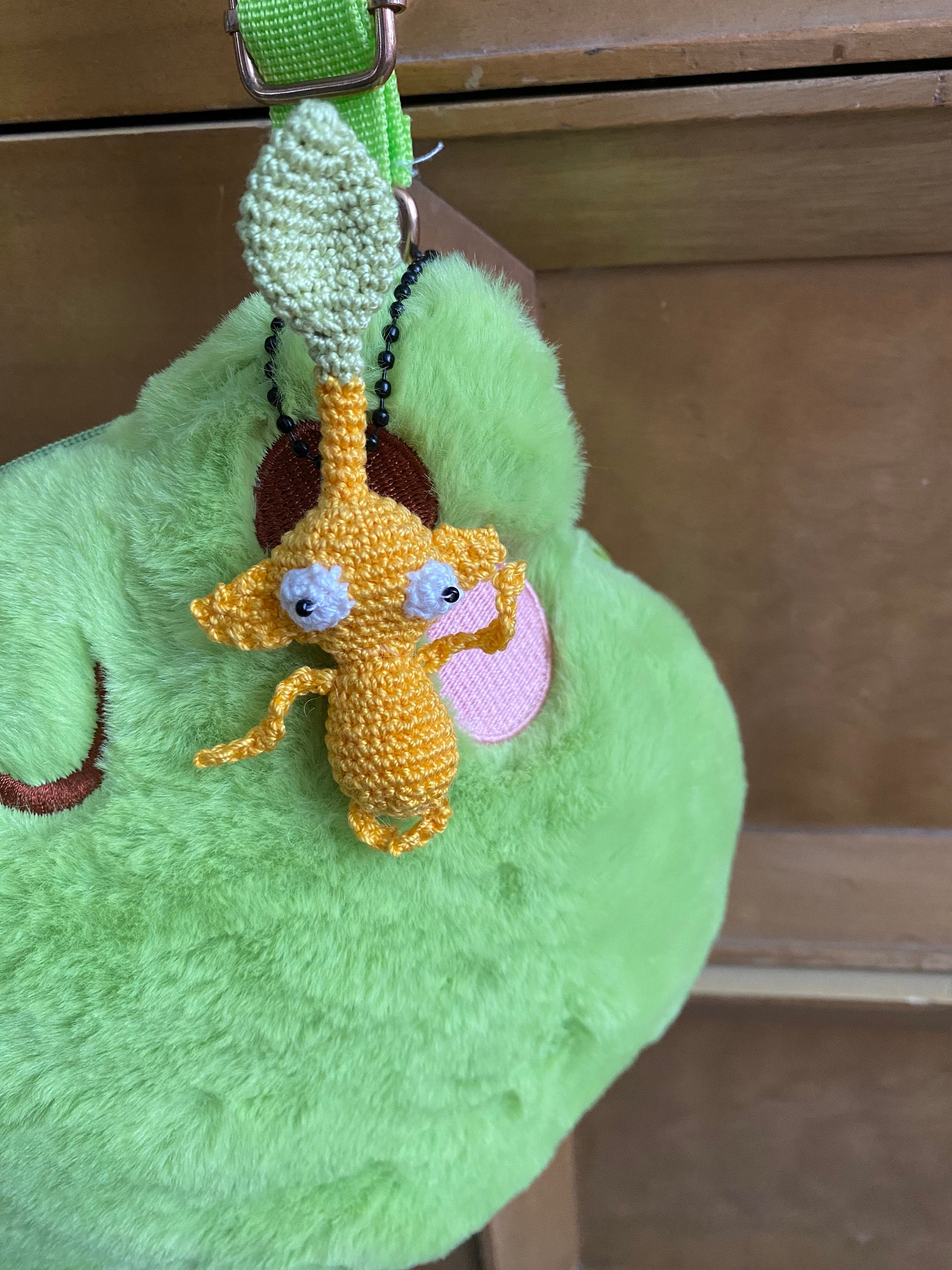 Amigurumi Yellow Pikmin Keychain/bag Charm - Etsy