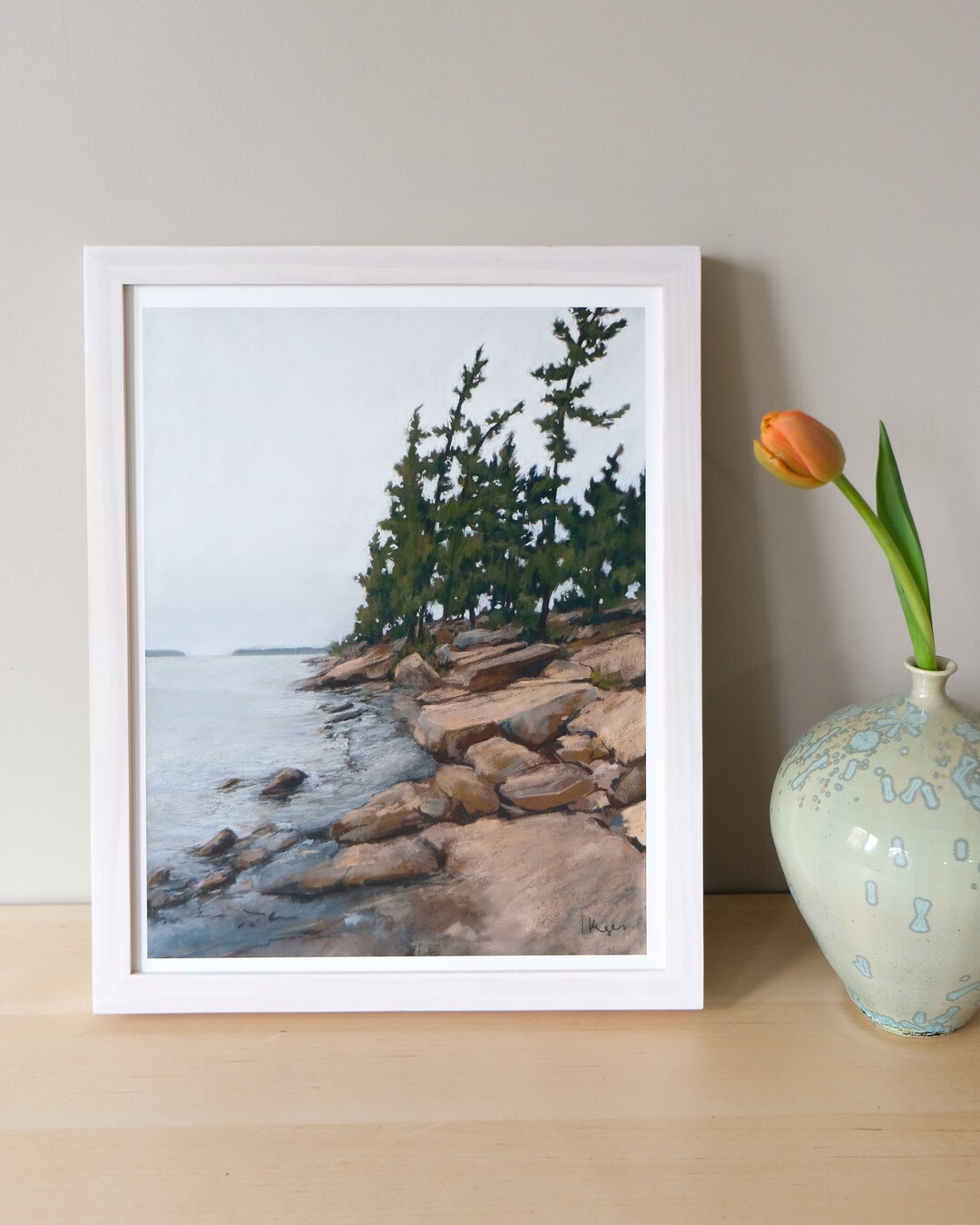 Bedrock Print Georgian Bay Muskoka Art, Canadian Landscape Art Print ...