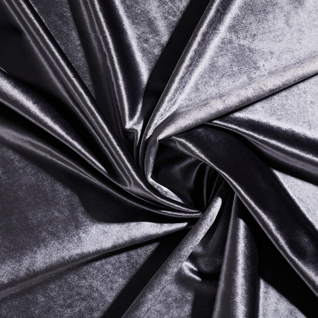 Grey Velvet Upholstery Fabric For Sale at Lily Howchin blog