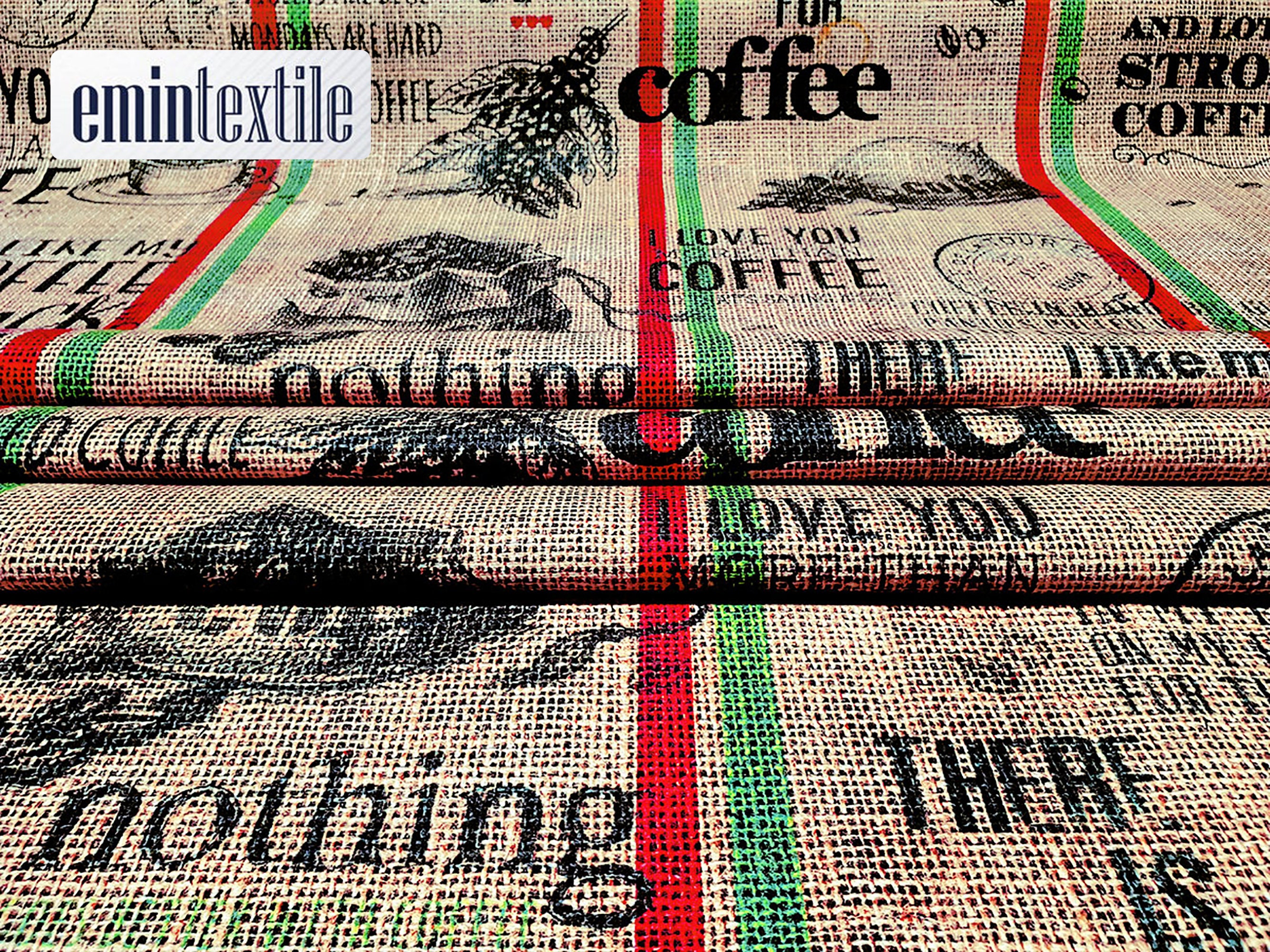 Coffee Print Fabric, Upholstery Fabric by Yard, Outdoor Upholstery ...