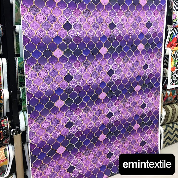 Purple Damask Upholstery Fabric - Etsy