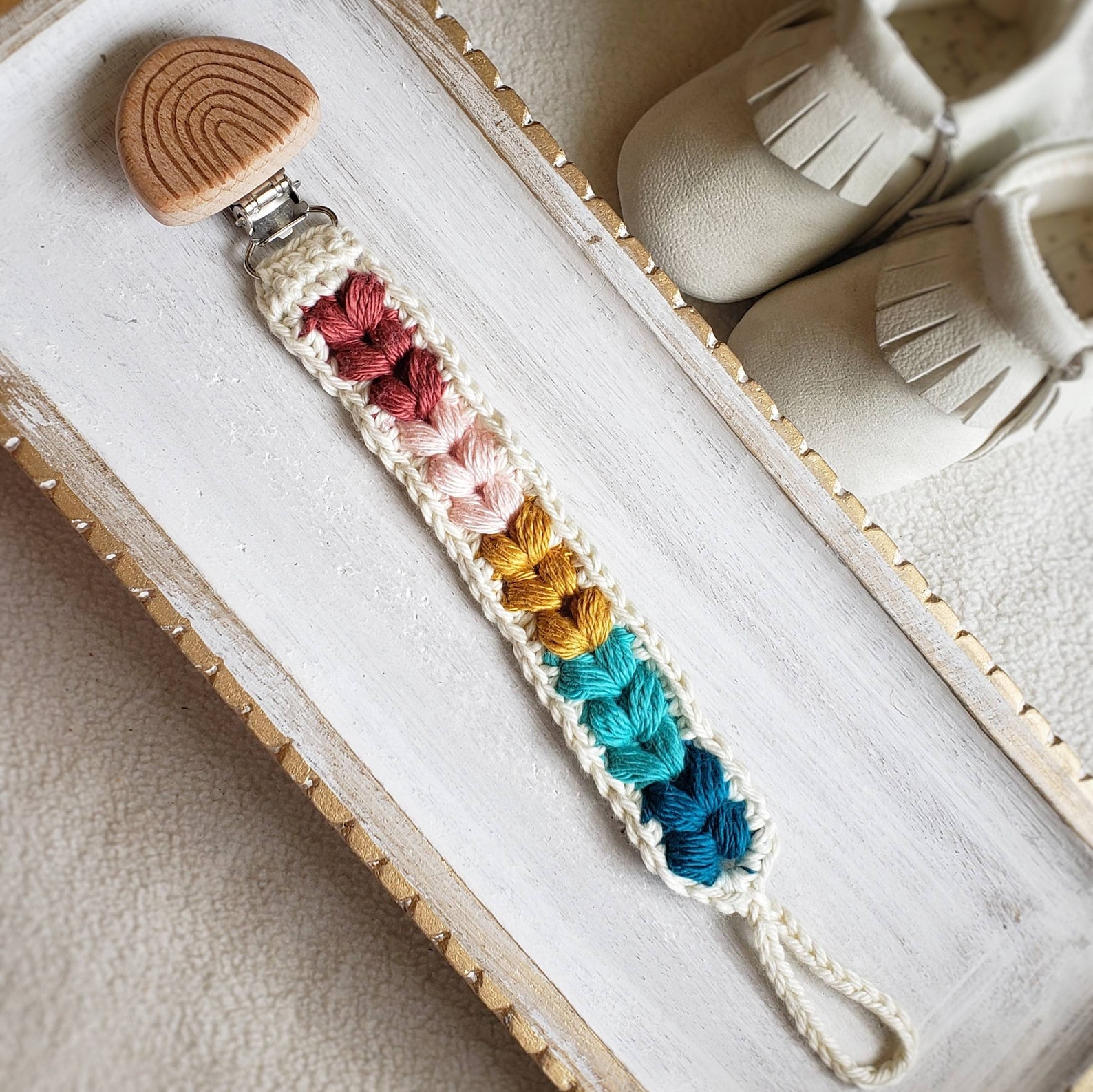 Crochet Pacifier Holder Pattern Crochet Pattern for Pacifier - Etsy