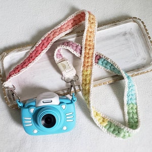 Crochet Camera Strap Pattern: Cotton Yarn Lanyard (PDF Pattern) - Etsy