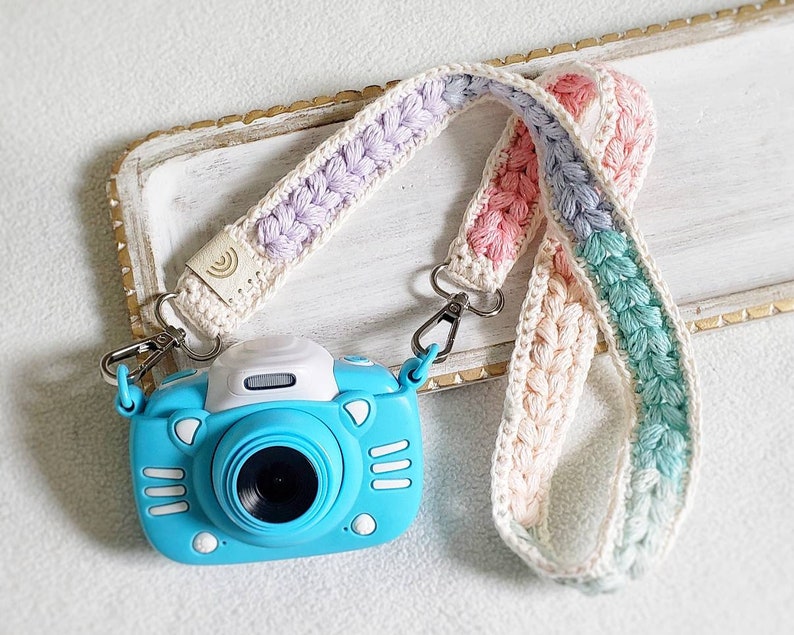 Crochet Camera Strap Pattern: Cotton Yarn Lanyard (PDF Pattern) - Etsy