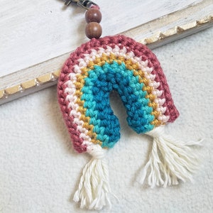 Rainbow Keychain Crochet Pattern, PDF Download Pattern for Keychain ...