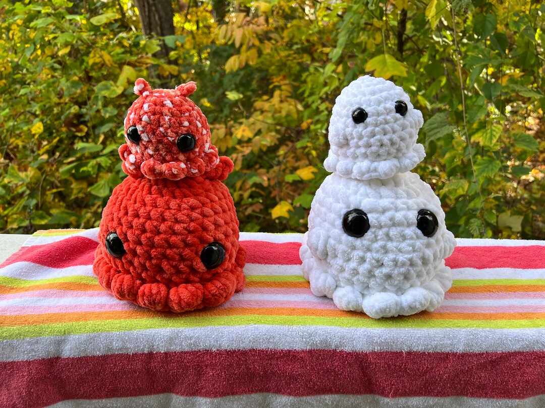 Splat and Squish Plush, Crochet Mom and Baby Alien, Amigurumi Alien - Etsy